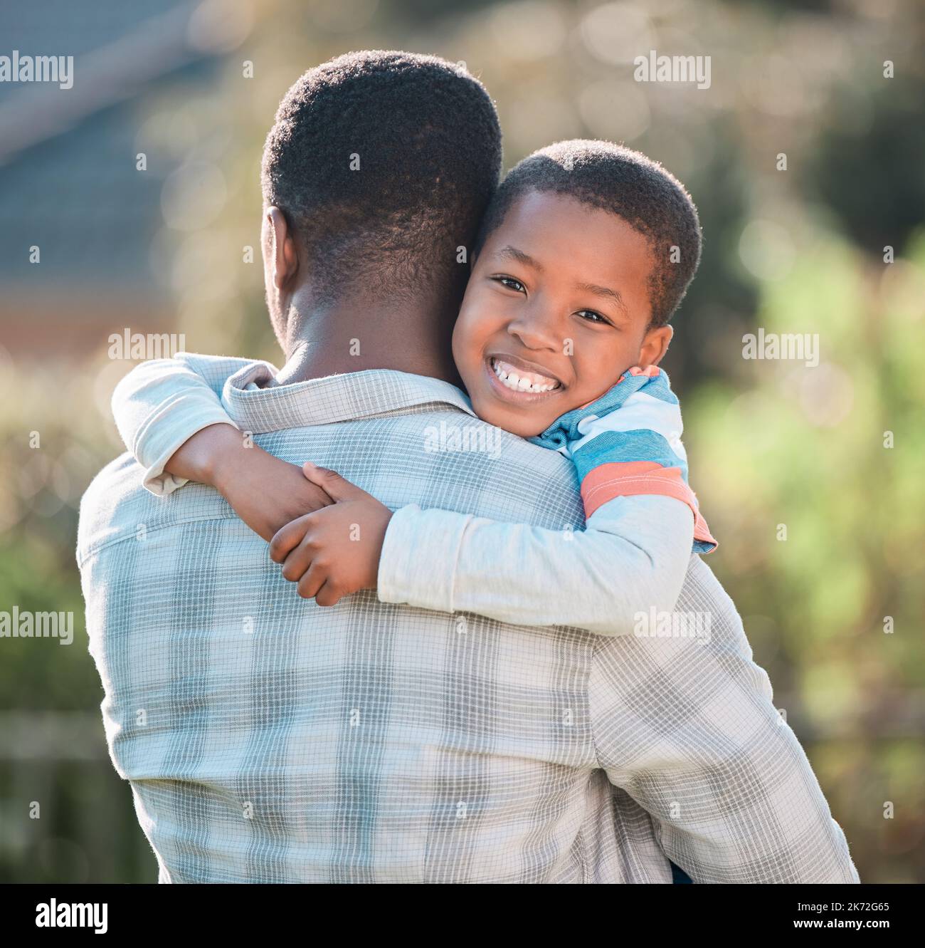 I love my dad from the moon and back. a young boy spending the day ...