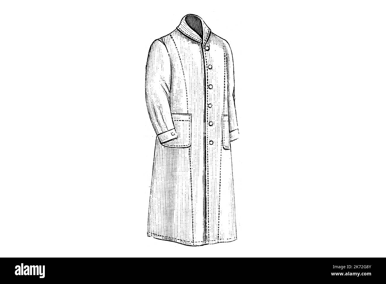Doctor Gown – Victorian era – Vintage Illustration Stock Photo - Alamy
