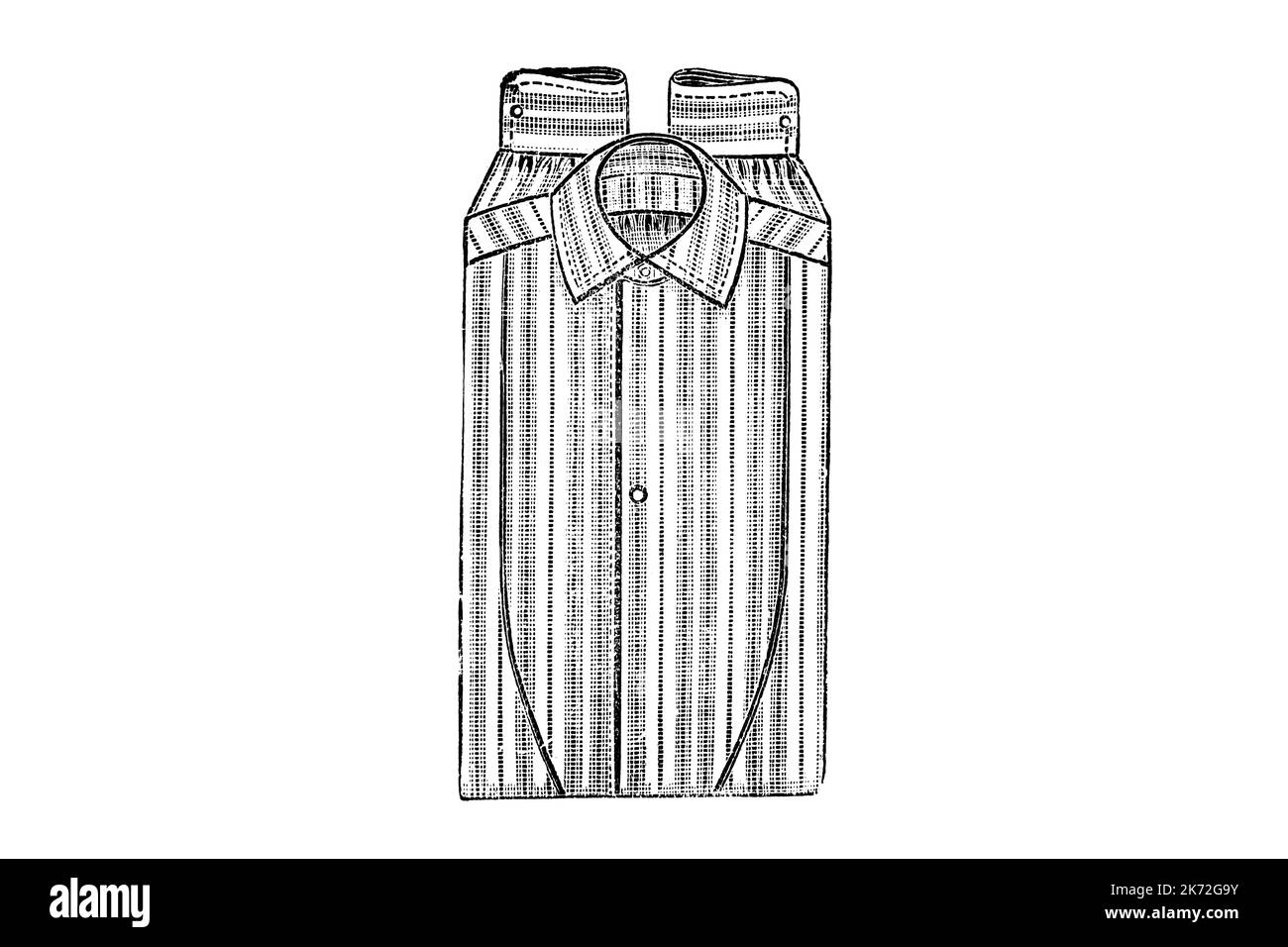 Fashion Shirt for Men – 1910s Vintage Illustration Stock Photo - Alamy