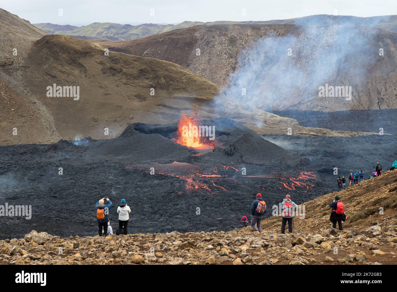 icelandic trip on the ring road Stock Photo - Alamy