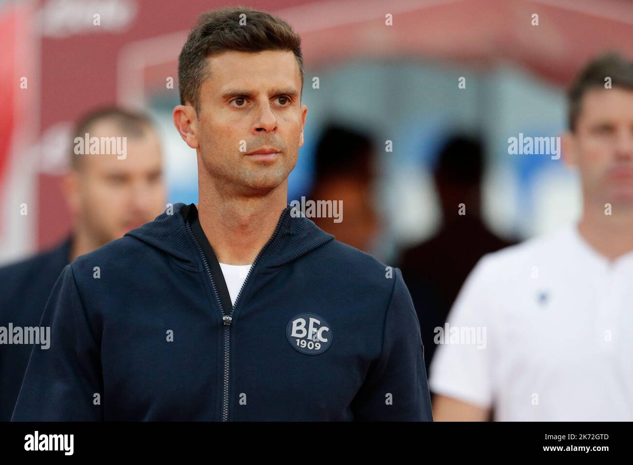 Bologna's Italian coach Thiago Motta looks during the Serie A football ...