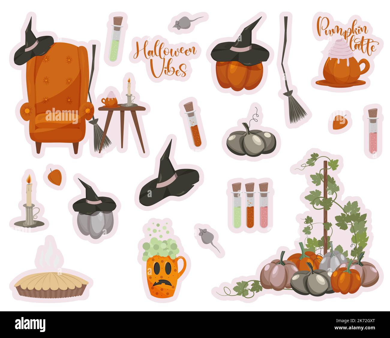 Witches potion room Stock Vector Images - Alamy