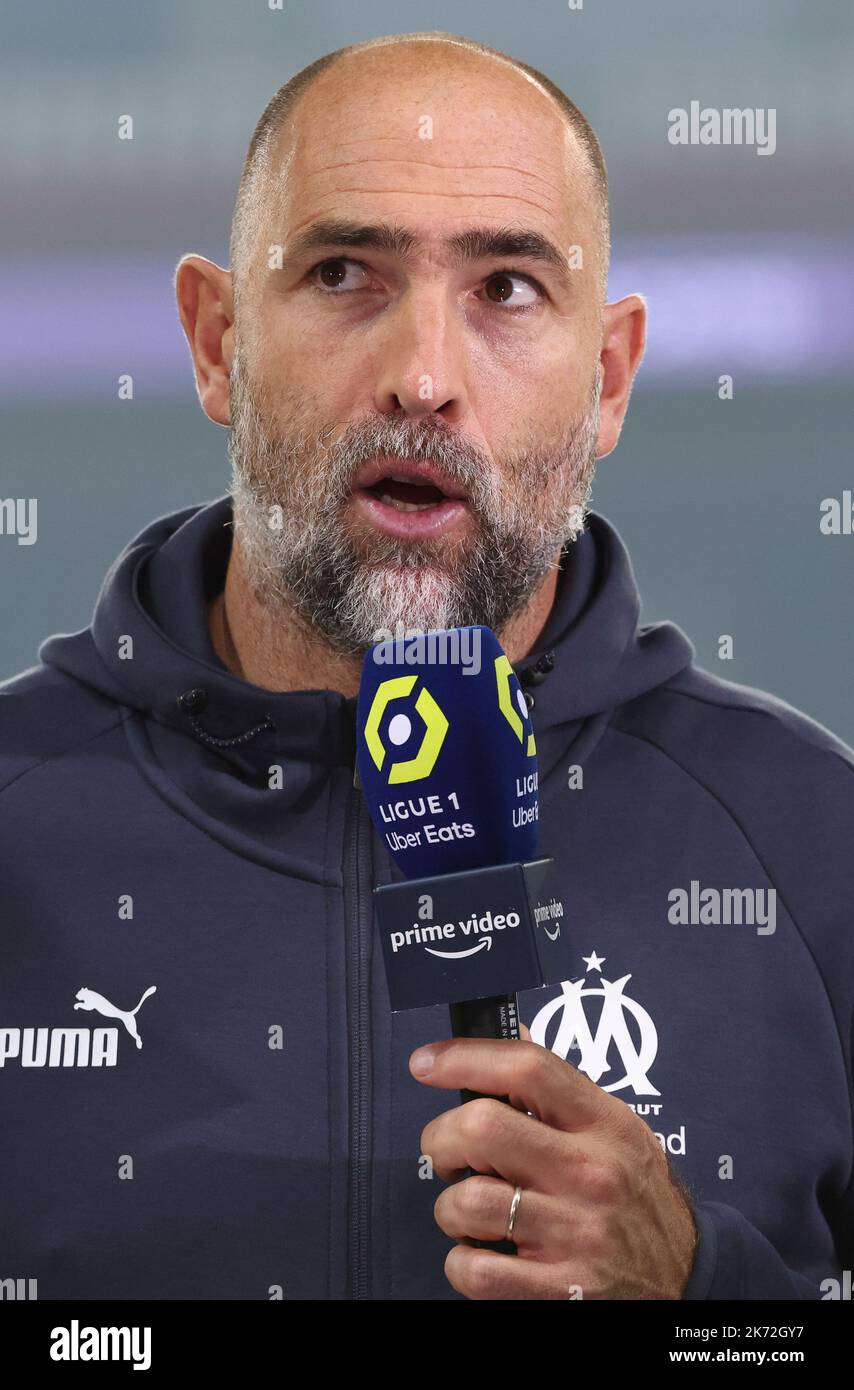 Coach of Olympique de Marseille Igor Tudor is interviewed following the ...