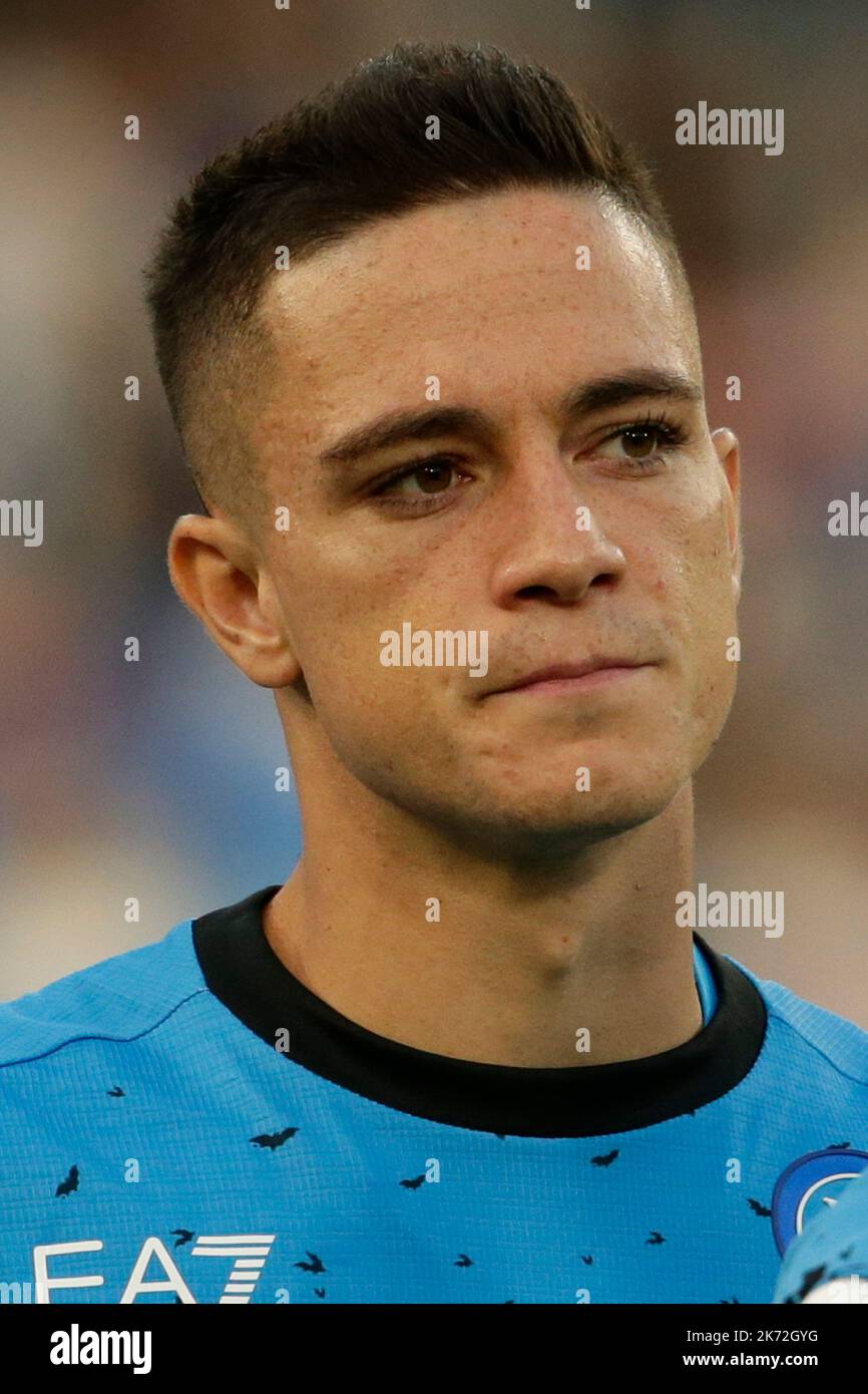 SSC Napoli's Italian forward Giacomo Raspadori looks during the Serie A ...