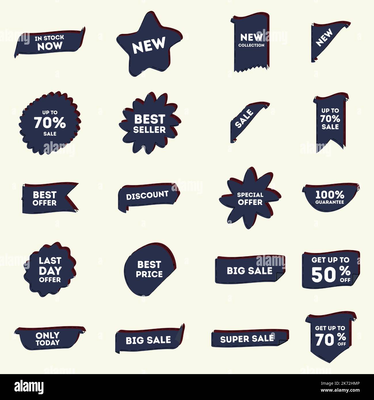 Set of transparent geometric vector banners. Price tags vector ...