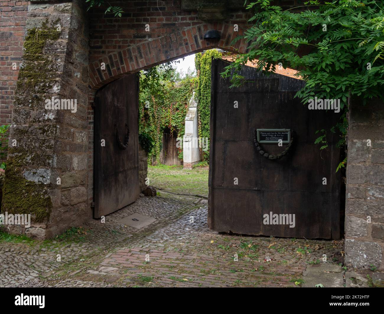 Hellens Manor, an historic house, Much Marcle, Herefordshire, UK; old ...