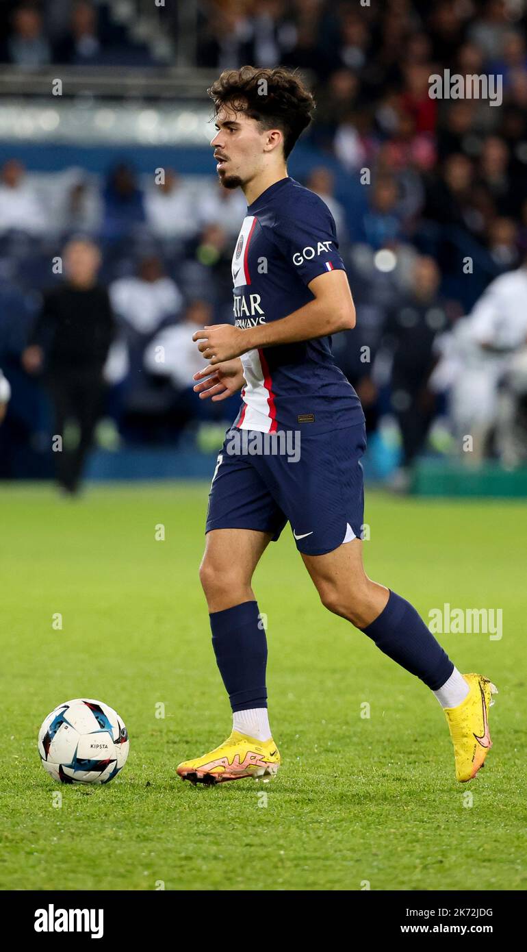 Vitinha of PSG during the French championship Ligue 1 football match between Paris Saint-Germain ...