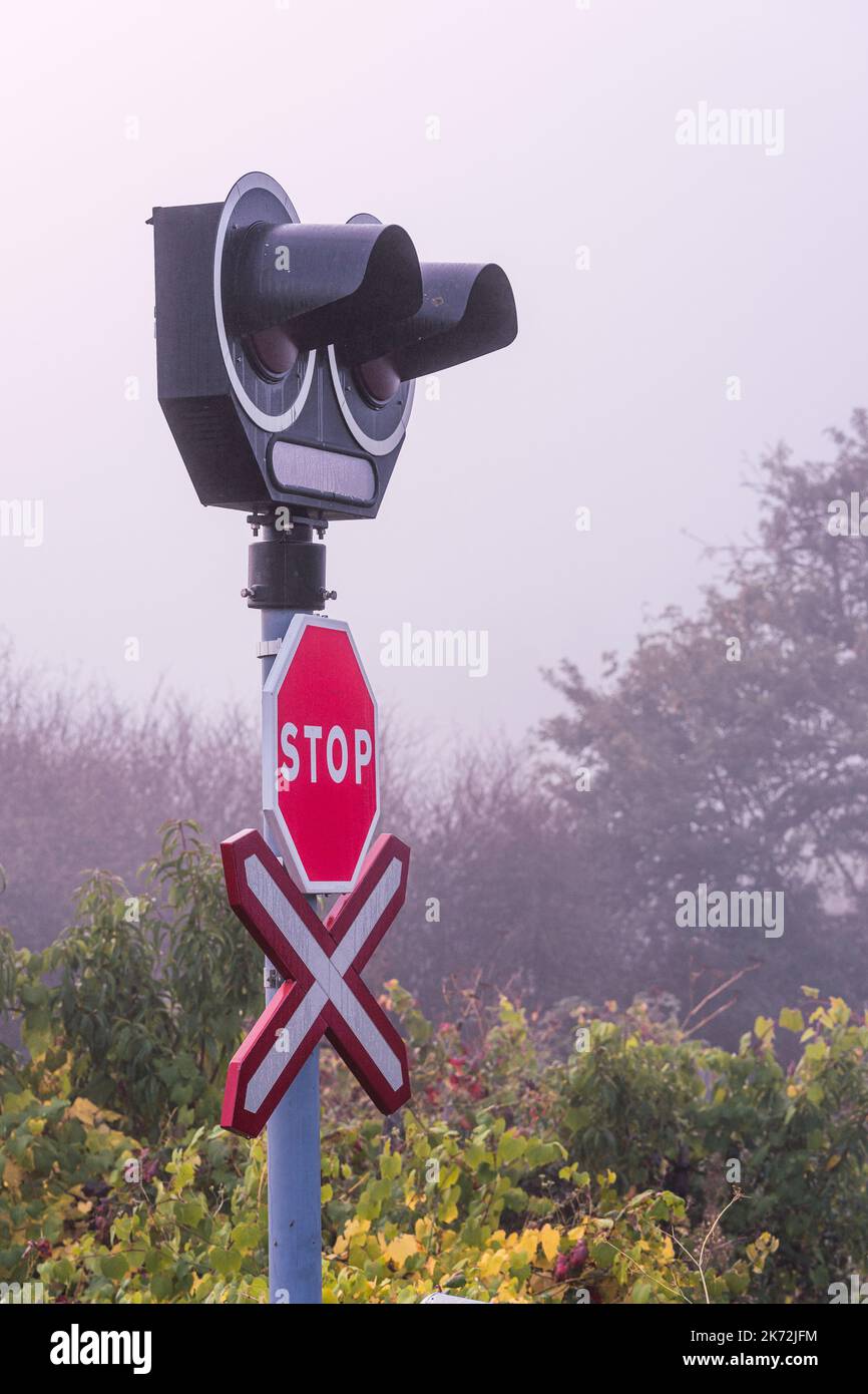 Railroad signs hi-res stock photography and images - Alamy