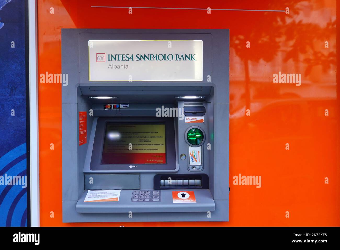 Intesa Sanpaolo Bank, Saranda, Republic of Albania Stock Photo - Alamy