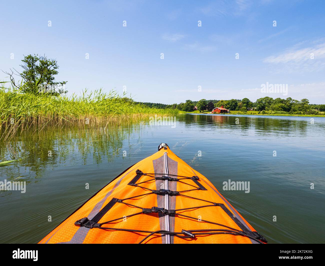 River view from kayak Stock Photo - Alamy
