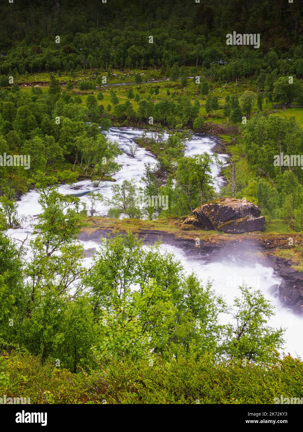 High angle view of river Stock Photo - Alamy