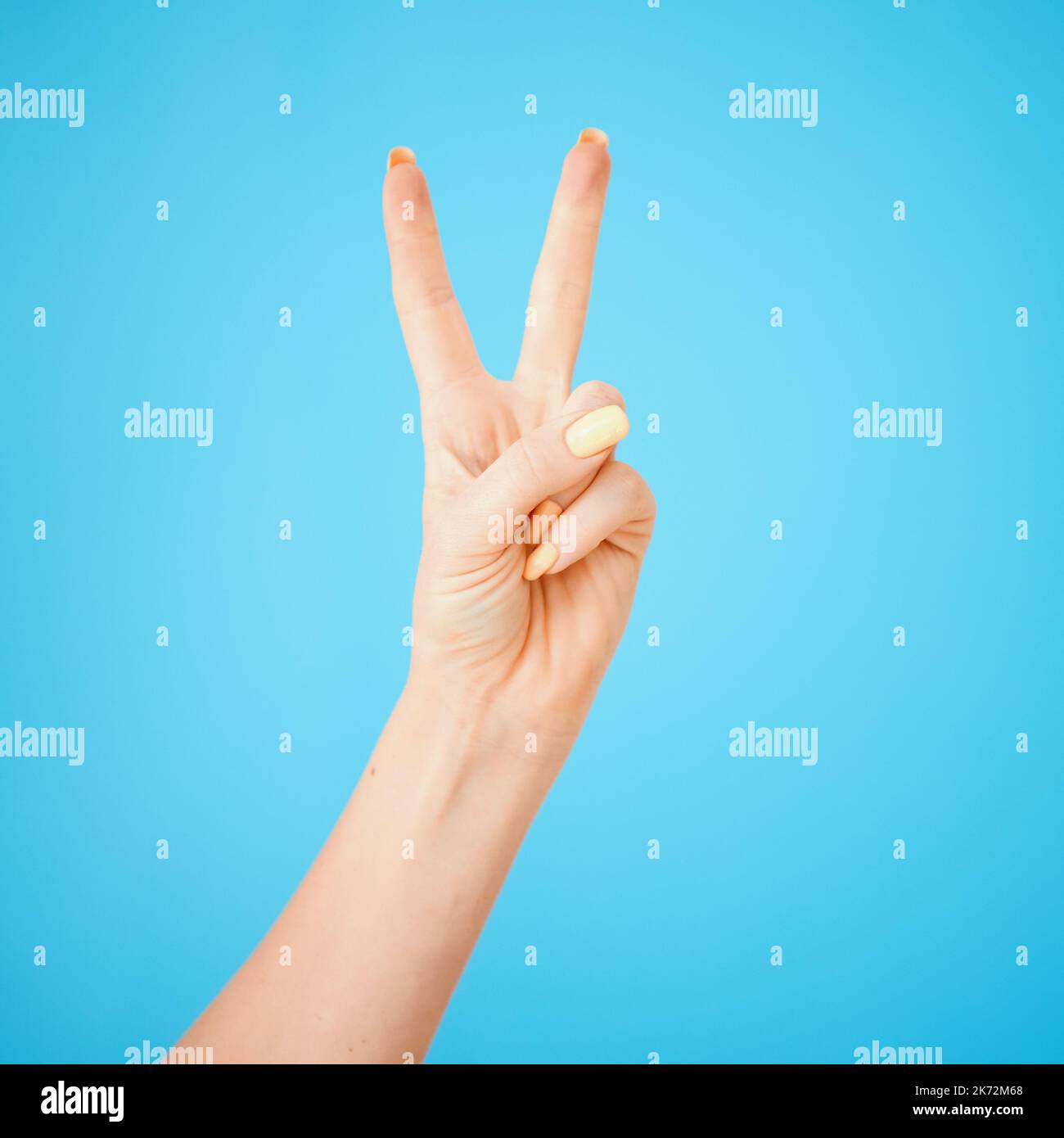 Peace brings positive change. Studio shot of an unrecognisable woman ...
