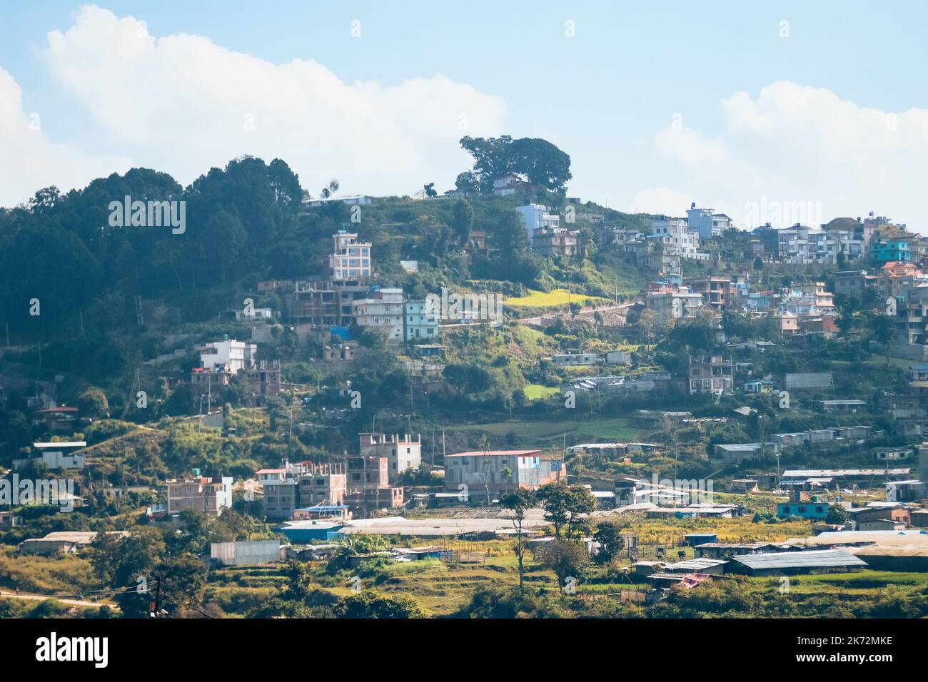View of Chobar and the Chobar Gorge in Kathmandu Stock Photo - Alamy