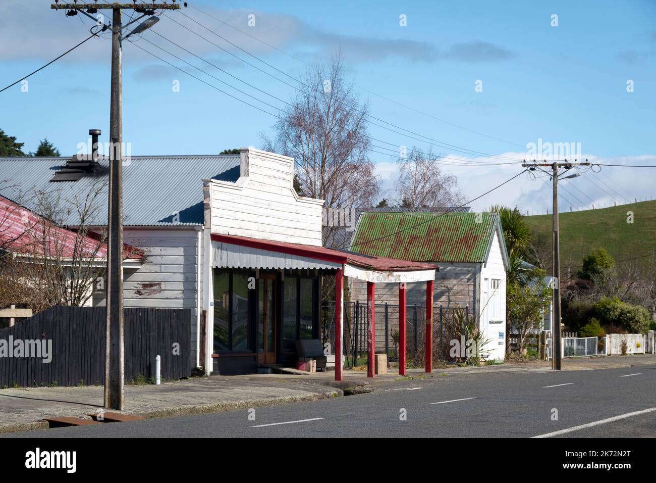 Old shop, Ormondville, Tararua District, North Island, New Zealand ...
