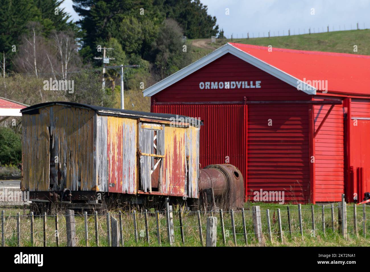 Railway Goods Shed, Ormondville, Tararua District, North Island, New ...