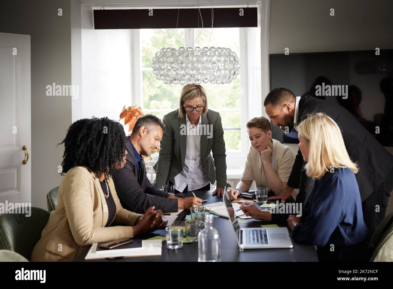 Business people at meeting Stock Photo - Alamy