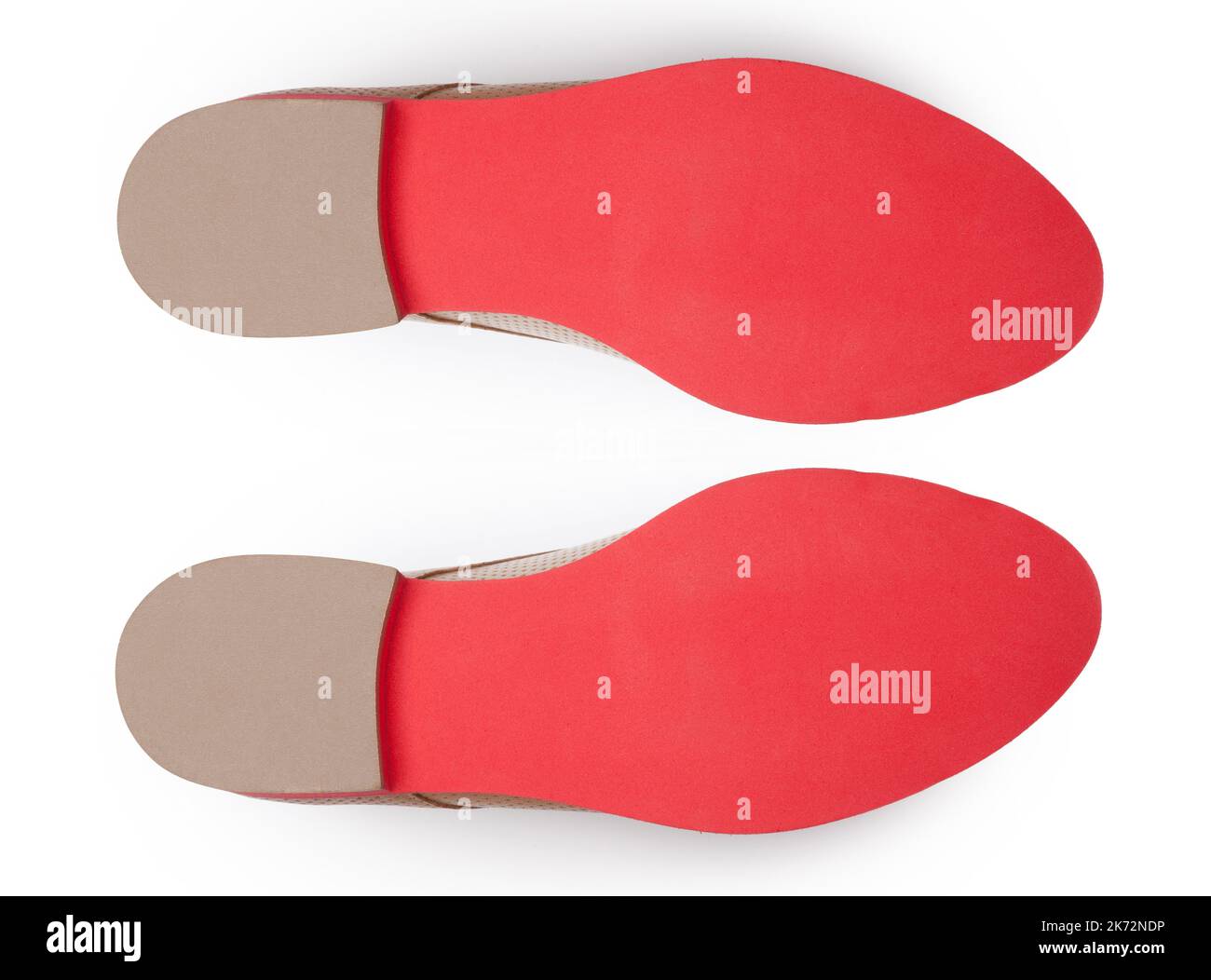 Bottom of shoes, isolated on white background Stock Photo - Alamy