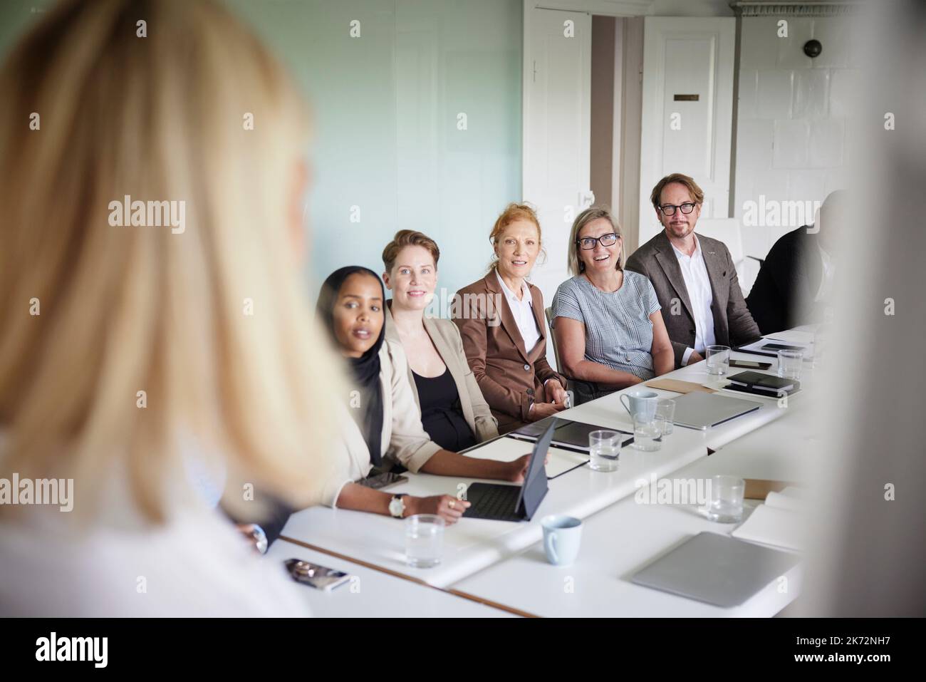 Grumpy Old Lady Meeting Office