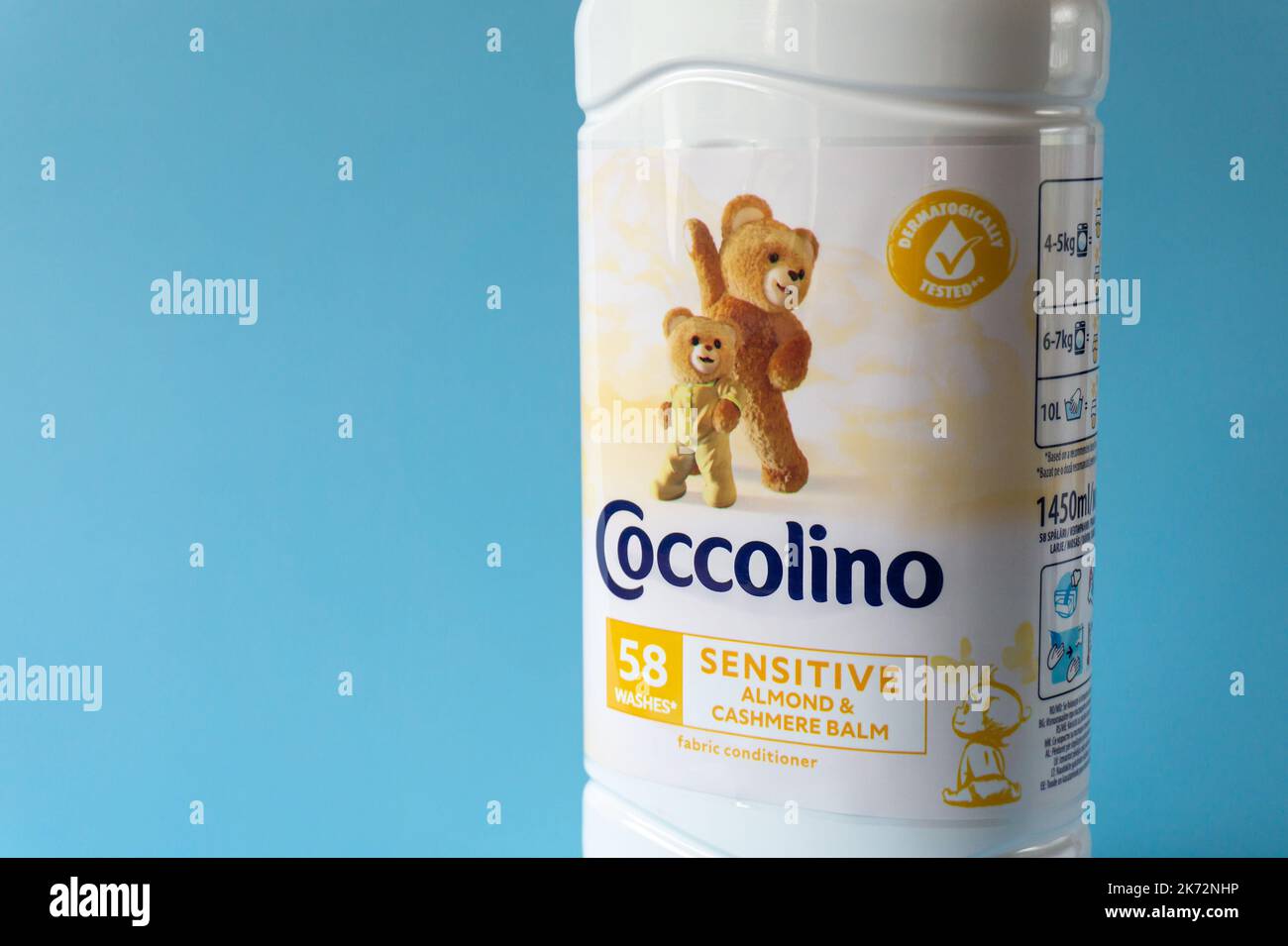 Coccolino Sensitive Cashmere and Almond ultra concentrated fabric ...