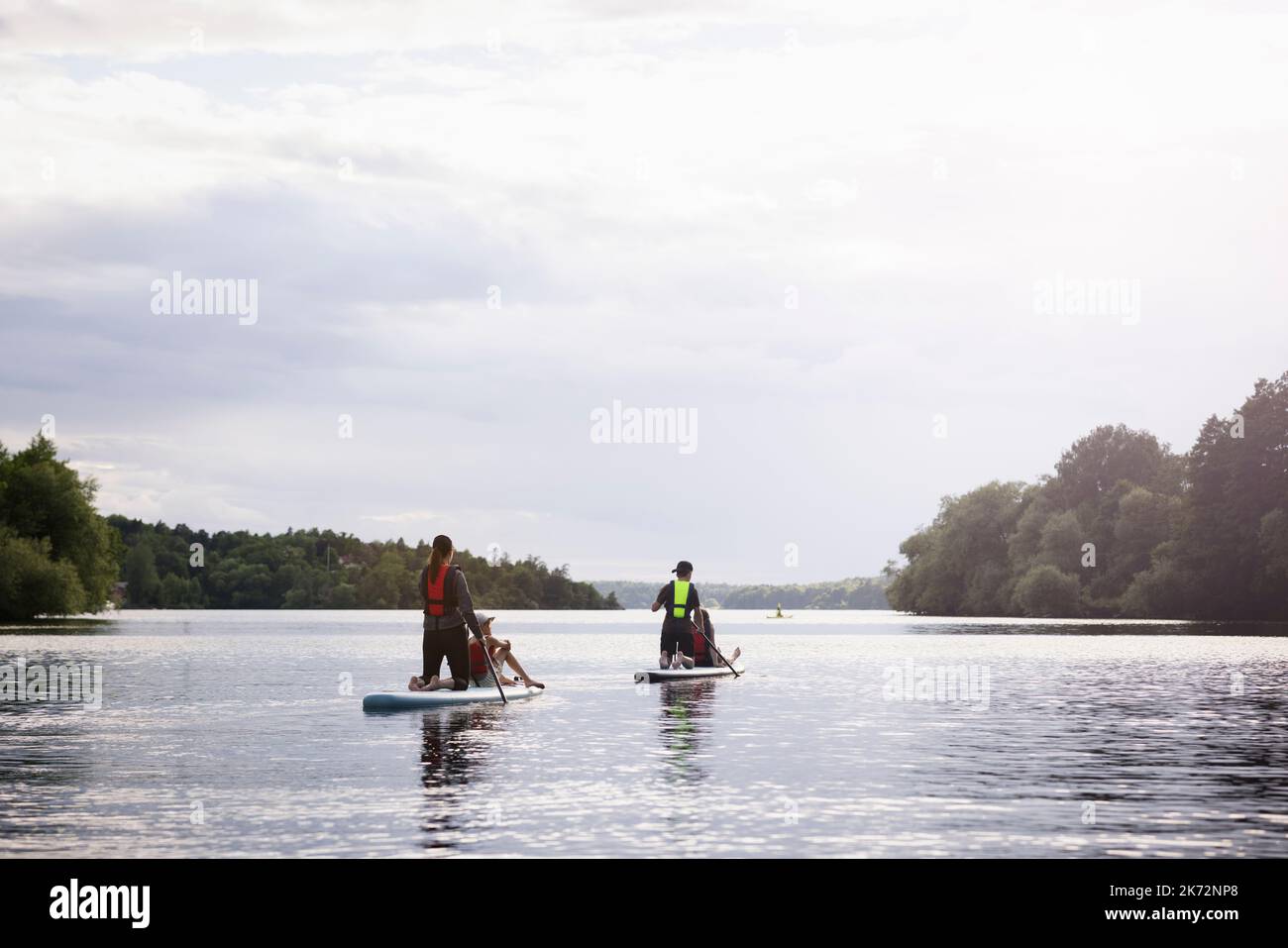 Children paddle hi-res stock photography and images - Alamy