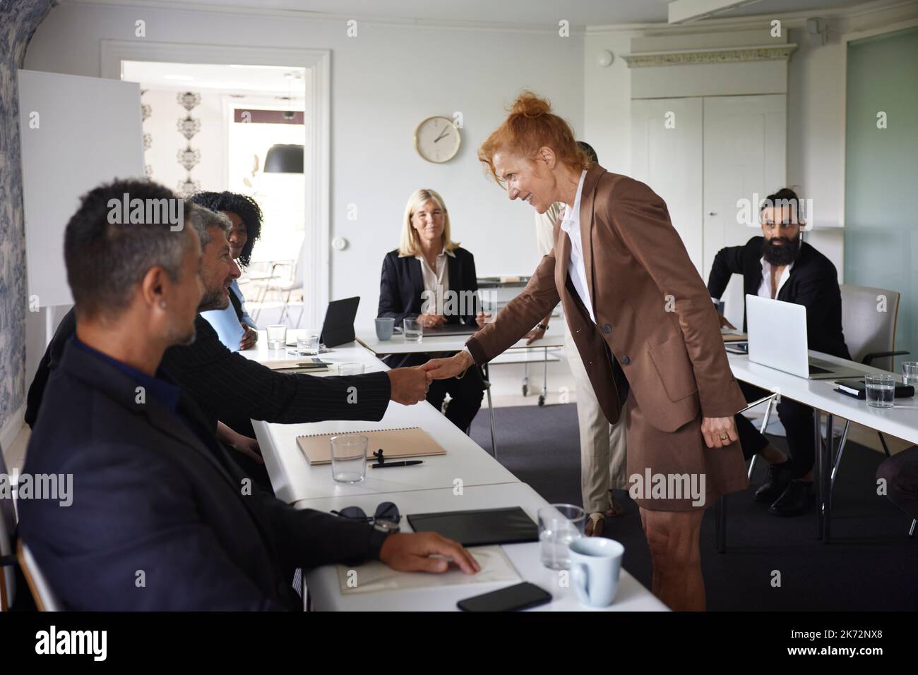 Business people at meeting Stock Photo - Alamy