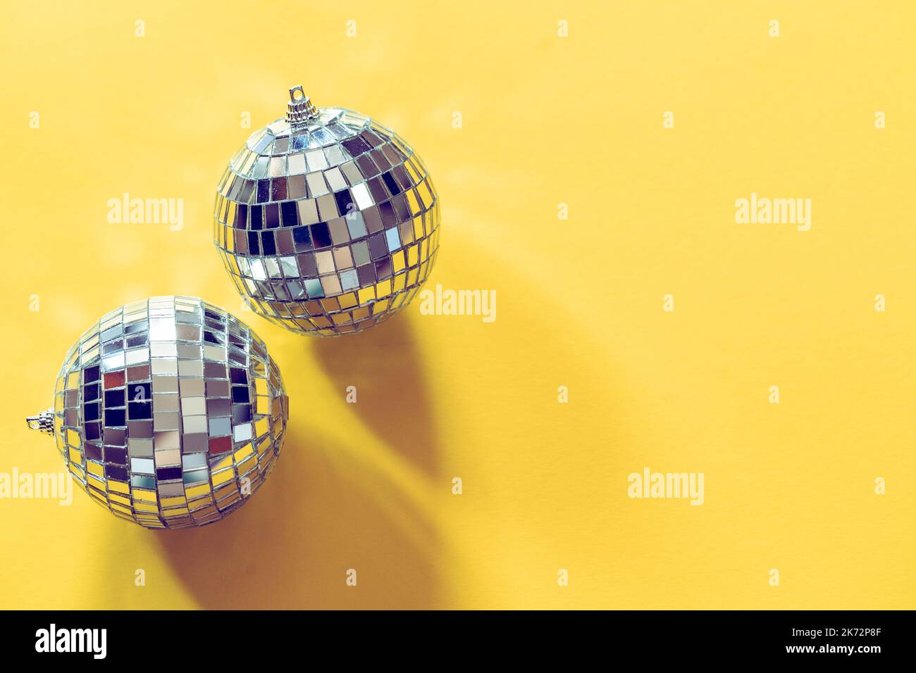 Sparkling disco ball in a day light. Concept of party Stock Photo - Alamy