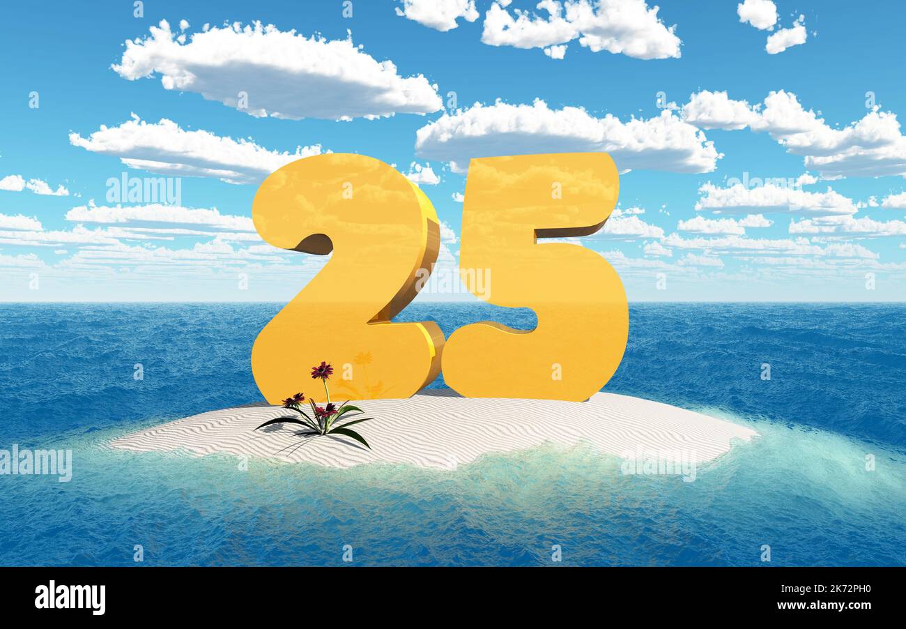 Congratulations number 25 birthday hi-res stock photography and images ...