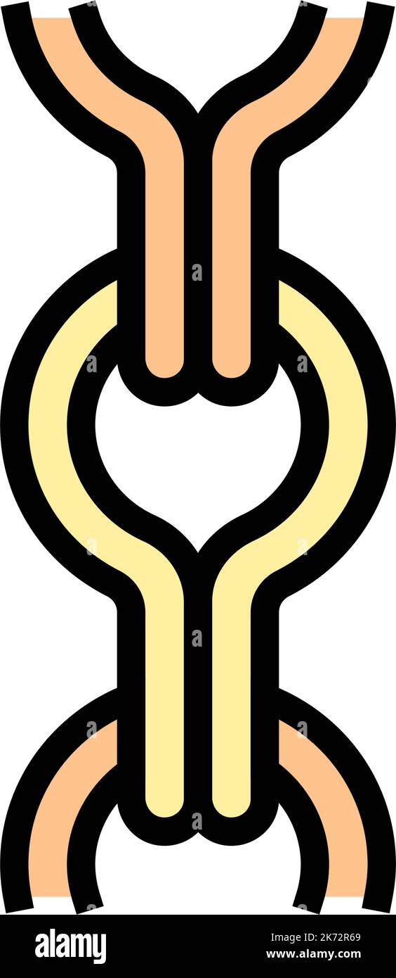 ladder chain color icon vector illustration Stock Vector Image & Art ...