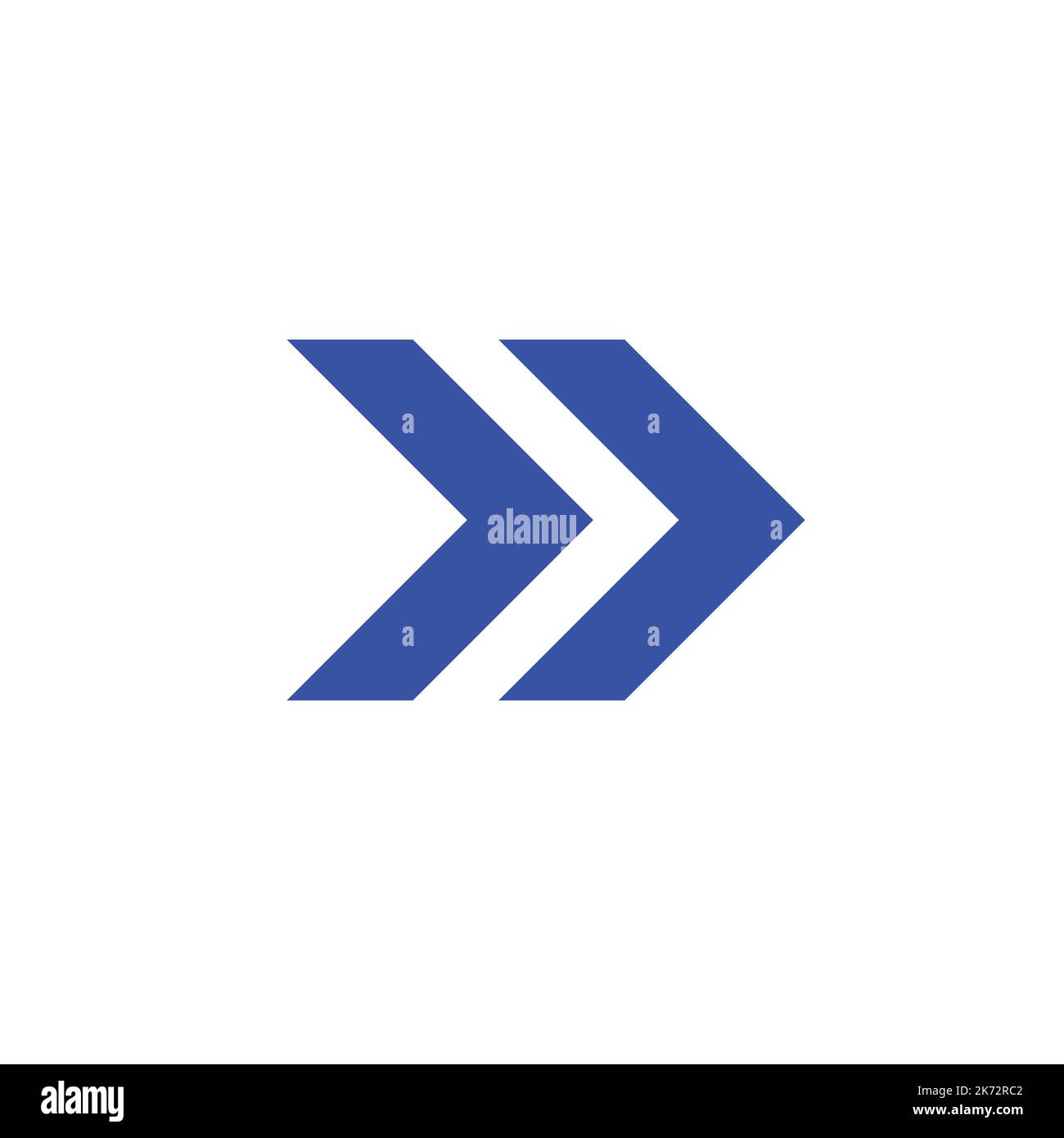 Double Up Arrow Logo
