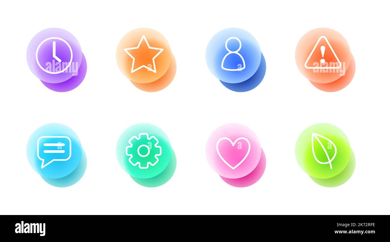 Basic icons Cut Out Stock Images & Pictures - Alamy