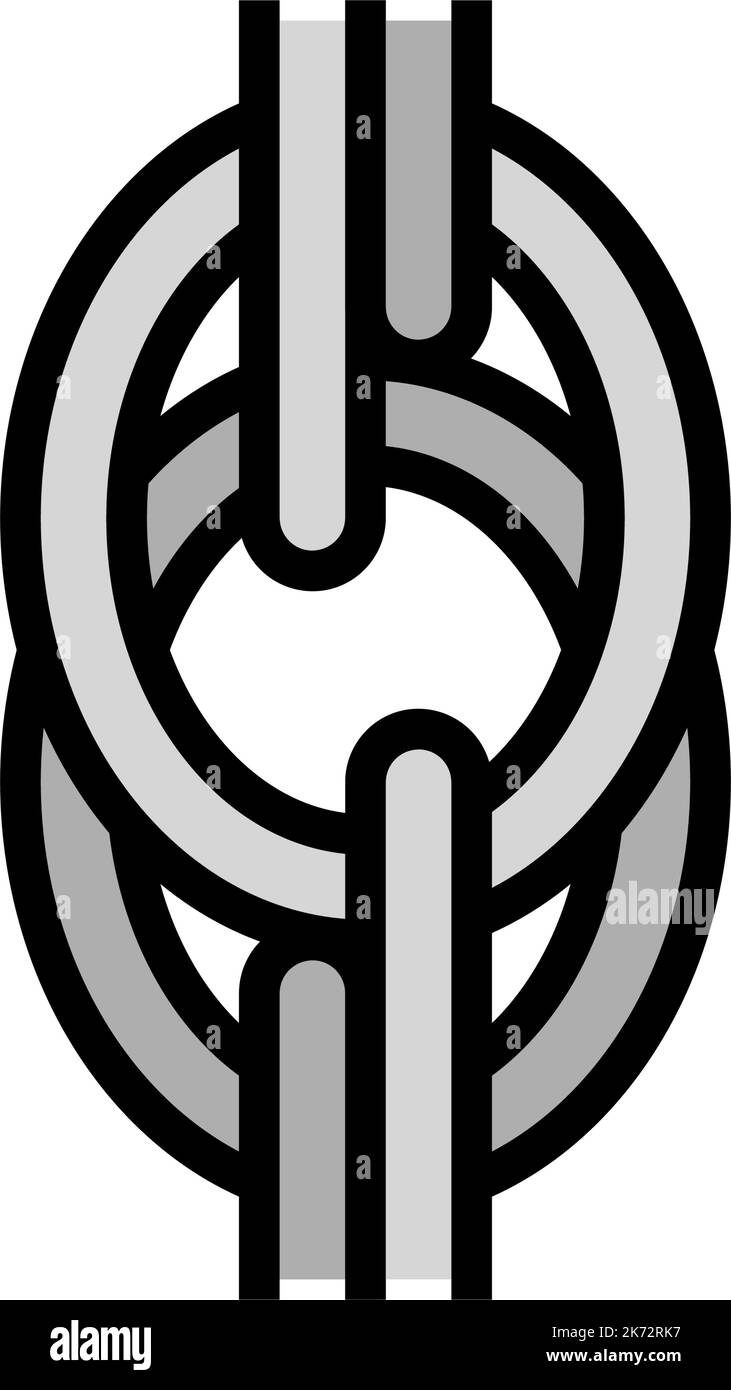 rope chain color icon vector illustration Stock Vector Image & Art - Alamy