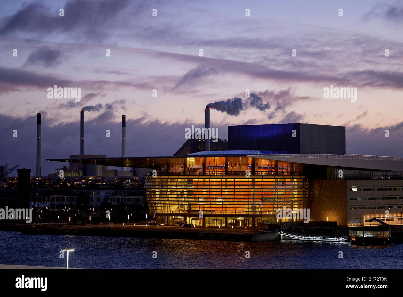 modern building with glass windows in denmark Stock Photo - Alamy