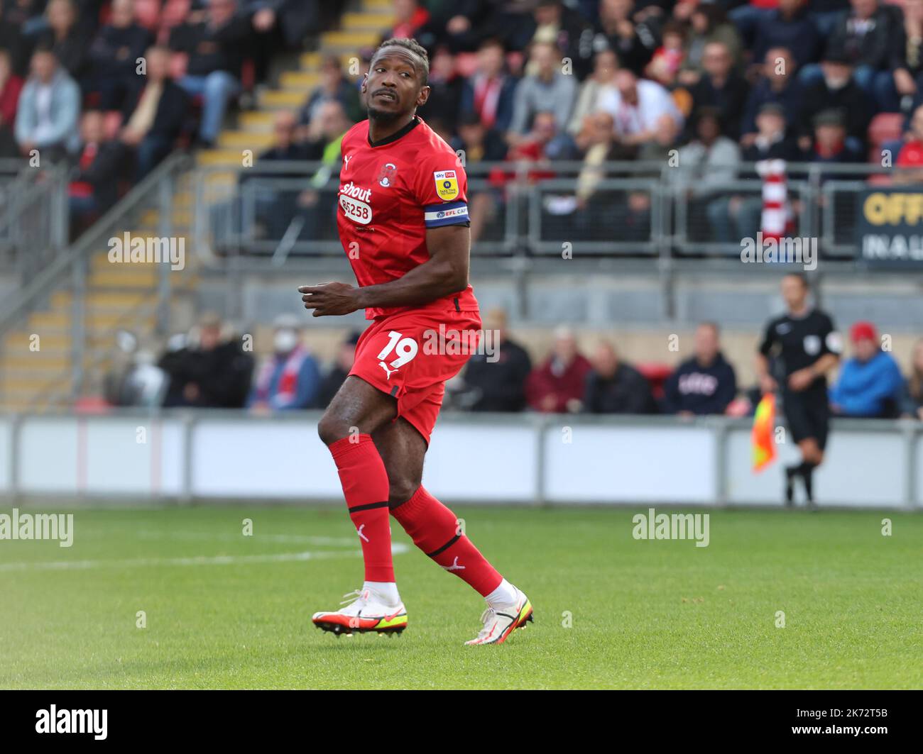 Omar Beckles of Leyton Orient during League Two soccer match between ...