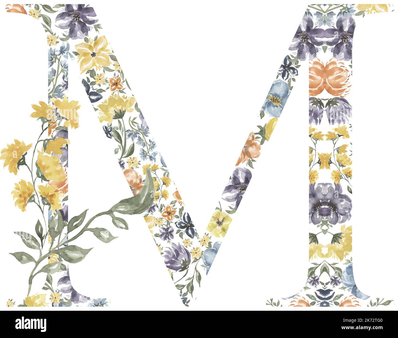 Monogram Letter M Clip Art