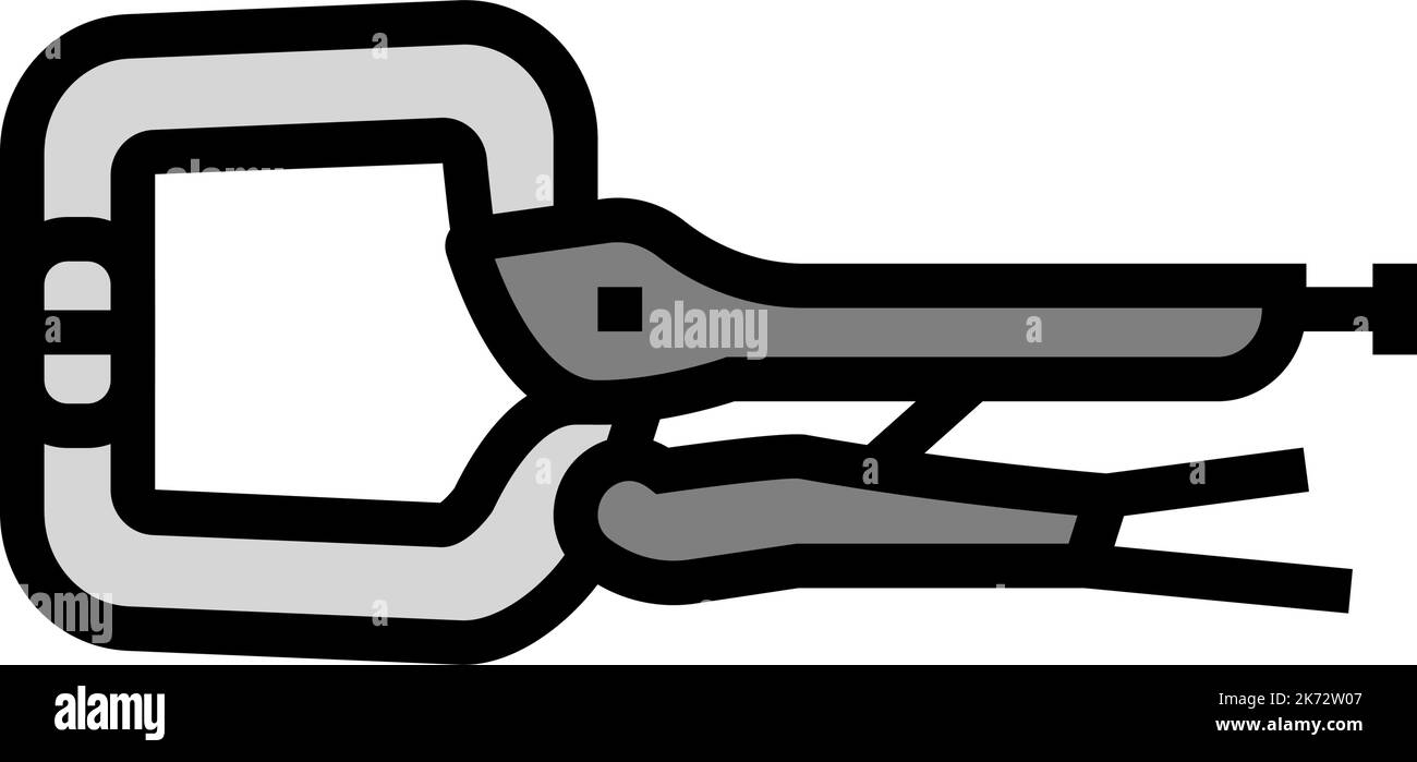 locking clamp color icon vector illustration Stock Vector Image & Art ...