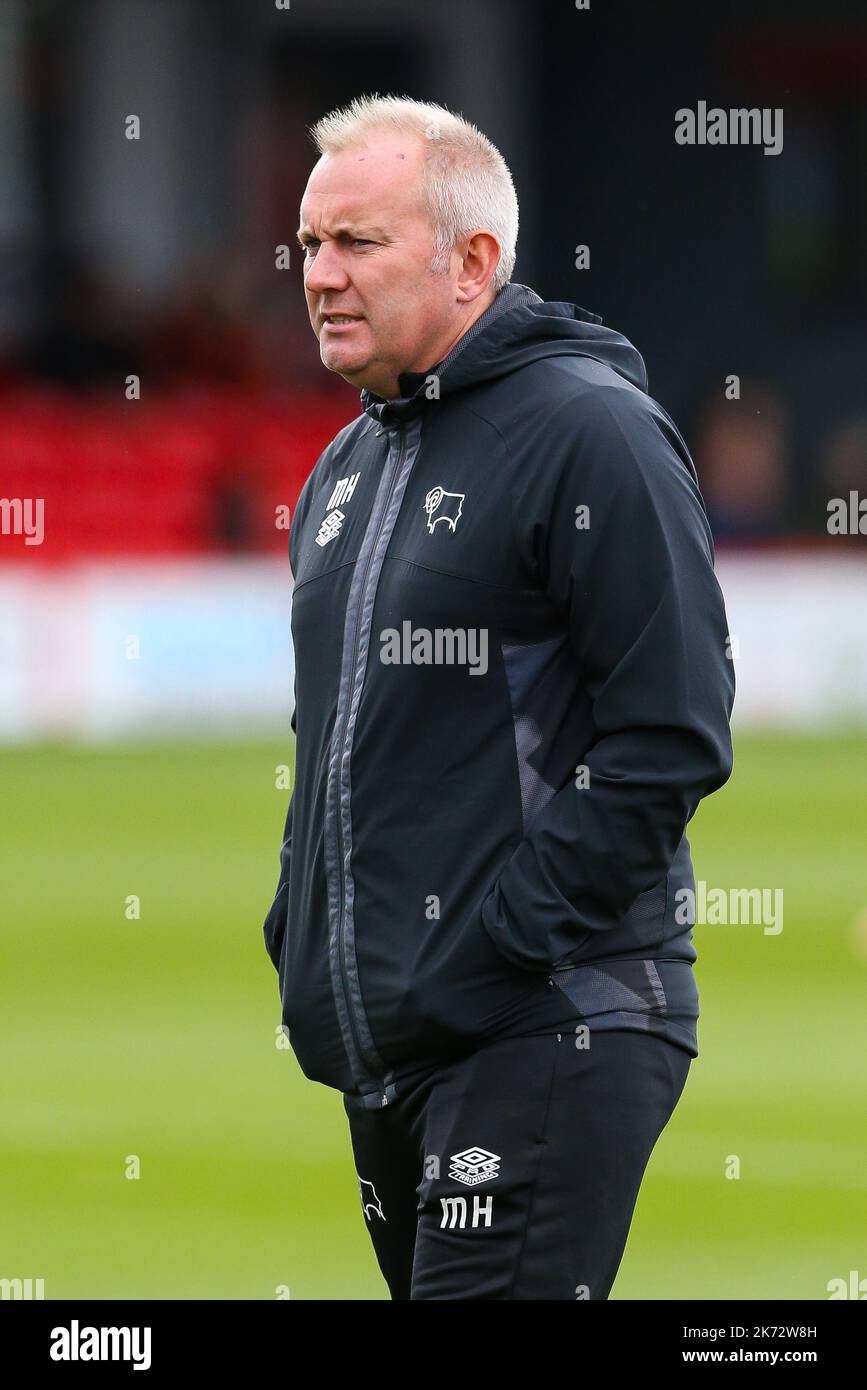 Derby County’s first team coach Matt Hamshaw ahead of the Sky Bet ...