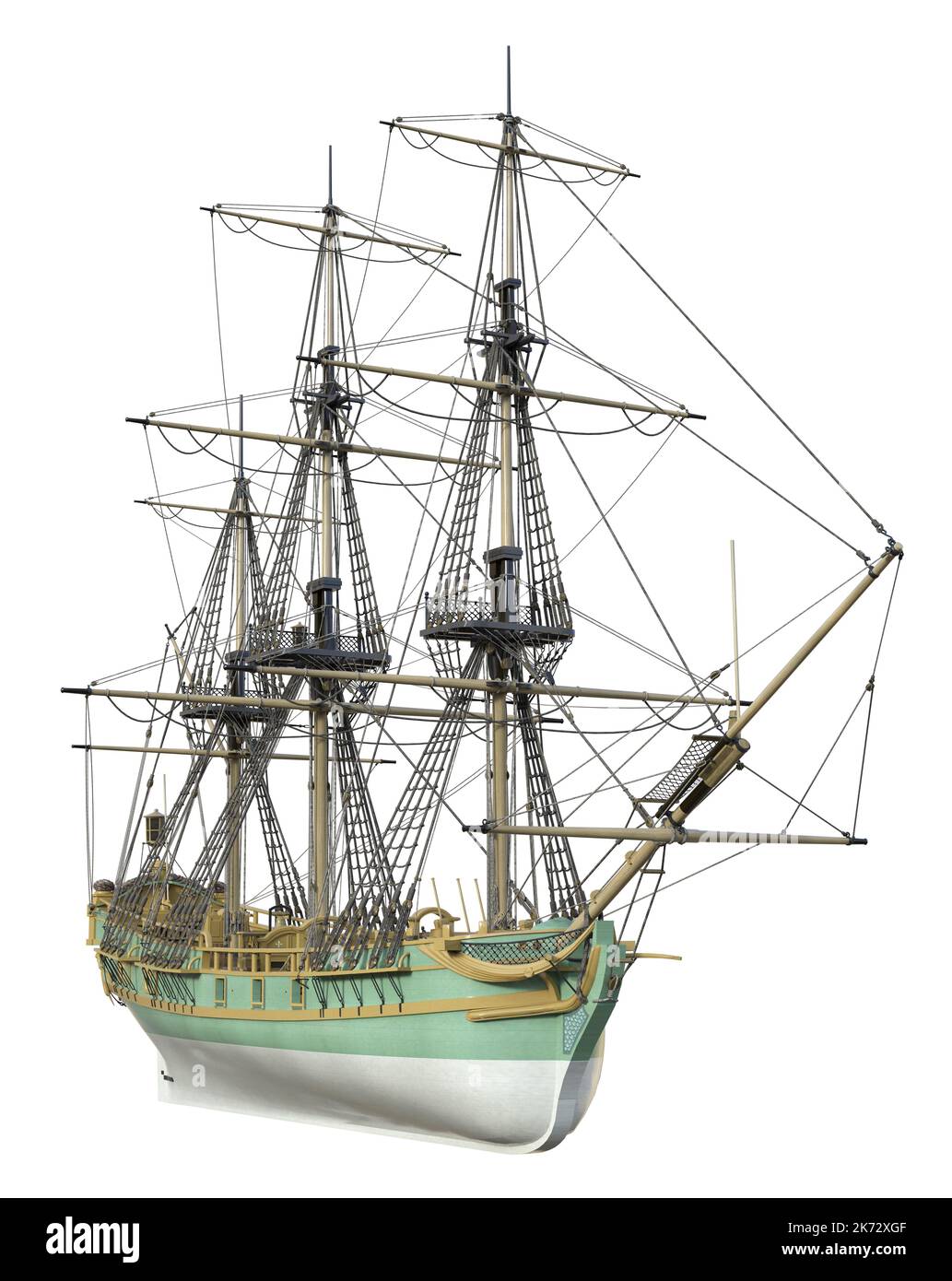 Corvette Sailing Ship