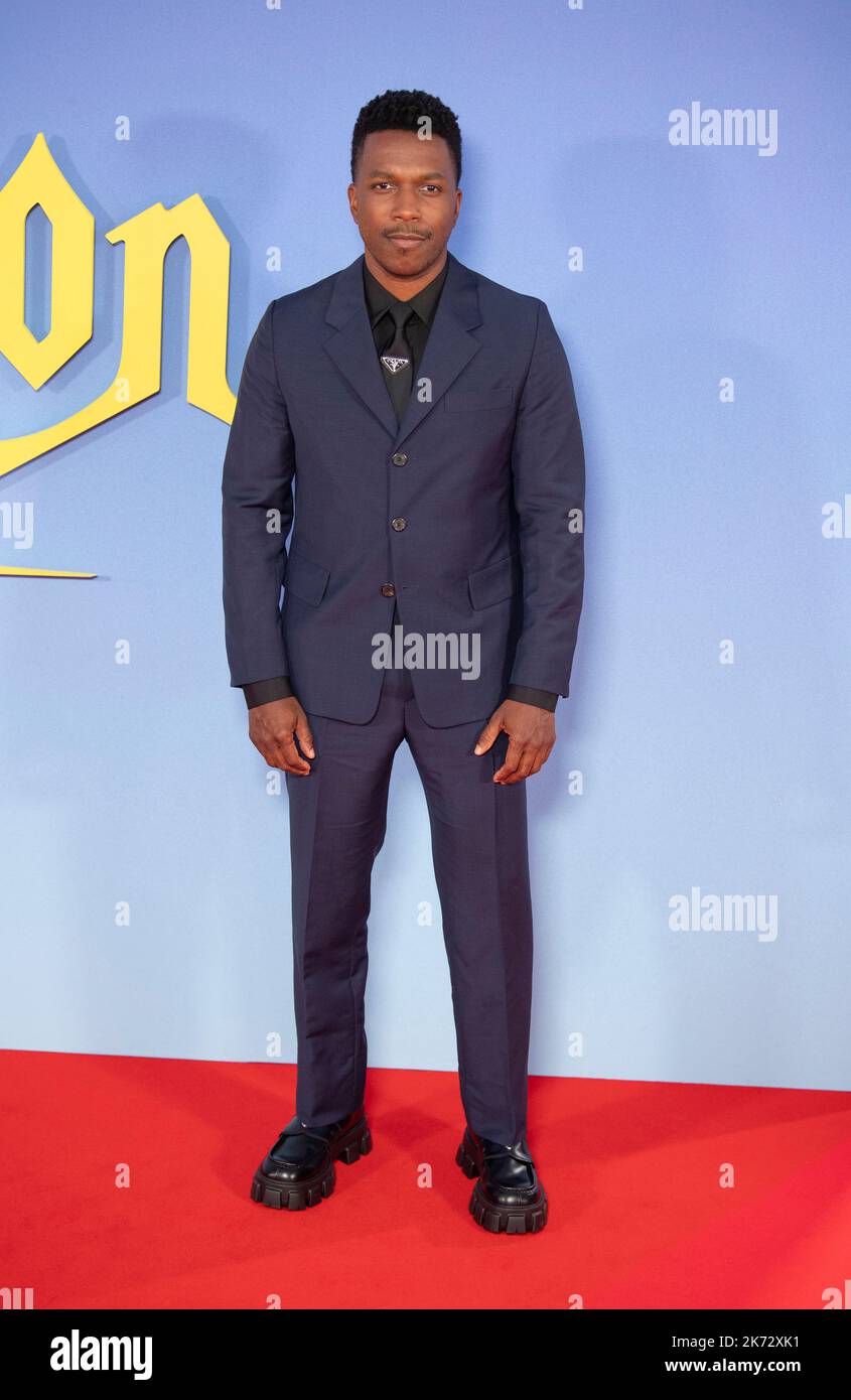 London, UK. 16th Oct, 2022. Leslie Odom Jr attends the "Glass Onion: A ...