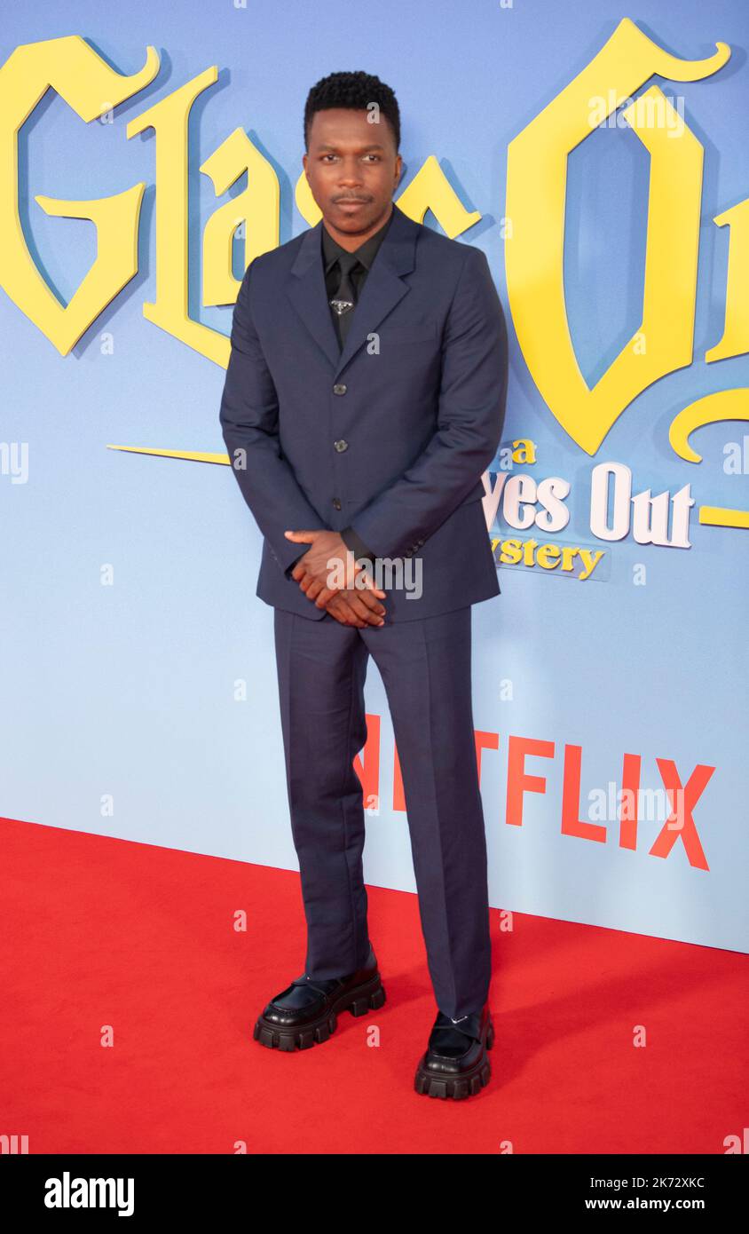 London, UK. 16th Oct, 2022. Leslie Odom Jr attends the "Glass Onion: A ...