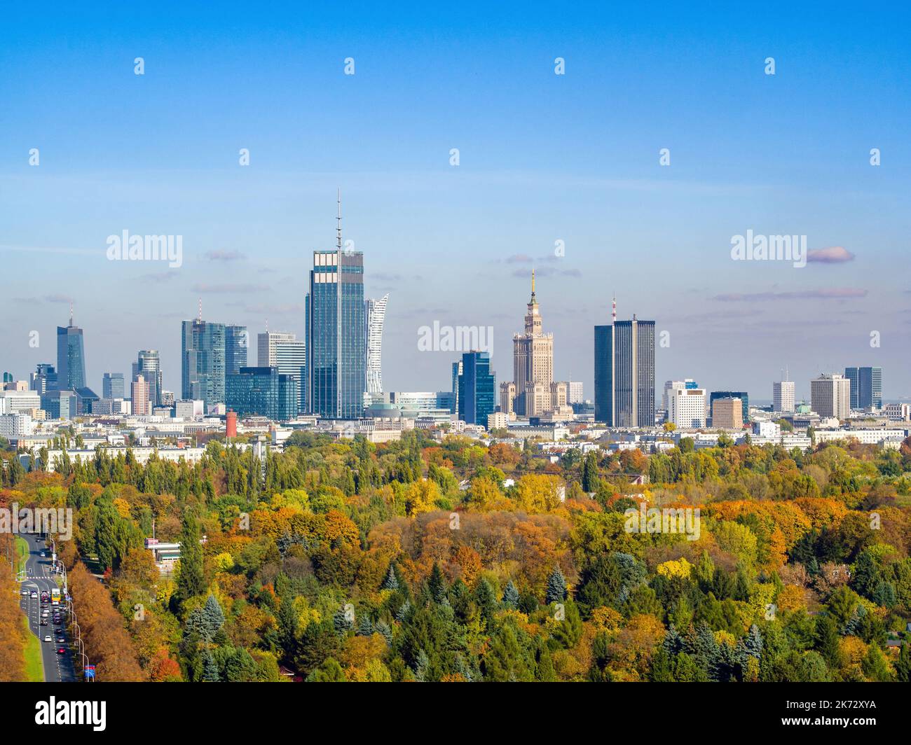Fall skyscrapers hi-res stock photography and images - Alamy
