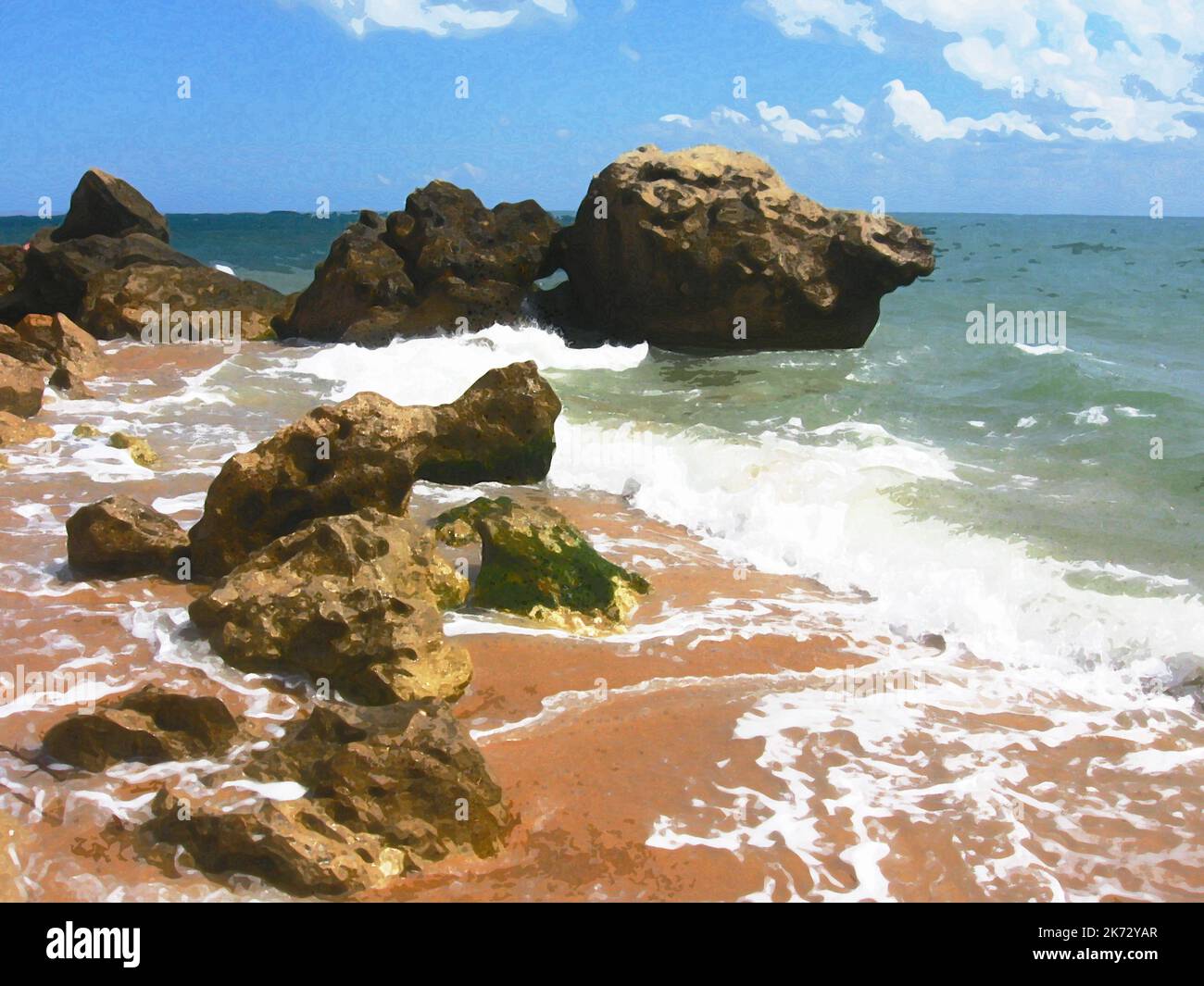 Digital sea panorama hi-res stock photography and images - Alamy