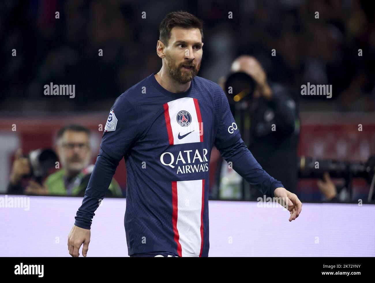 Lionel Messi of PSG during the French championship Ligue 1 football ...