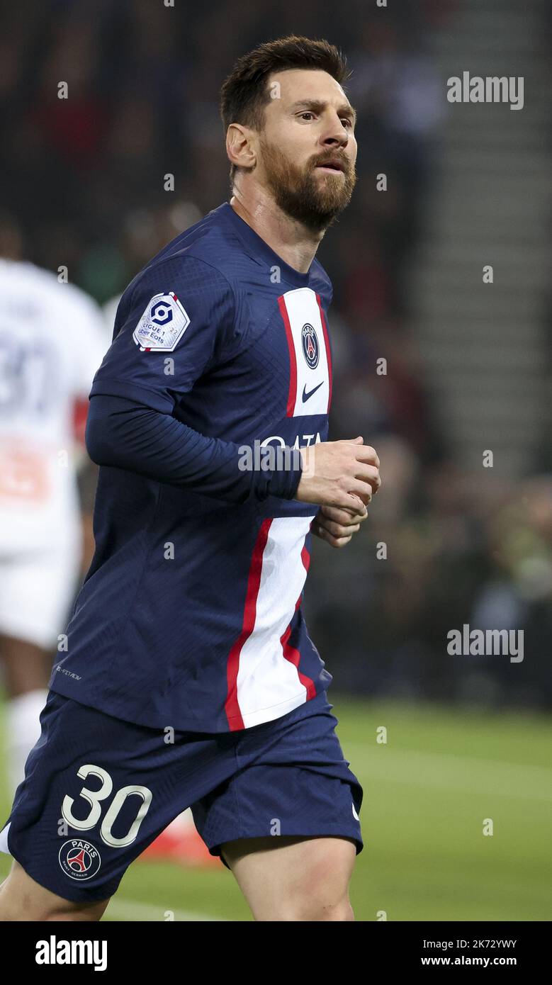 Lionel Messi of PSG during the French championship Ligue 1 football ...