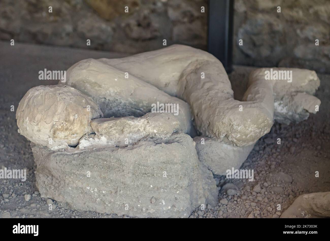 victim in pompeii of the eruption of mt vesuvius Stock Photo - Alamy
