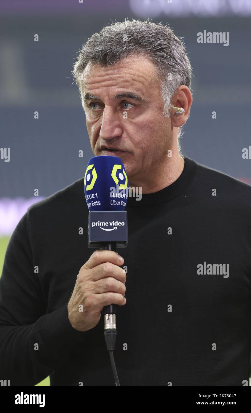 October 16, 2022, Rome, France: Coach of PSG Christophe Galtier is ...
