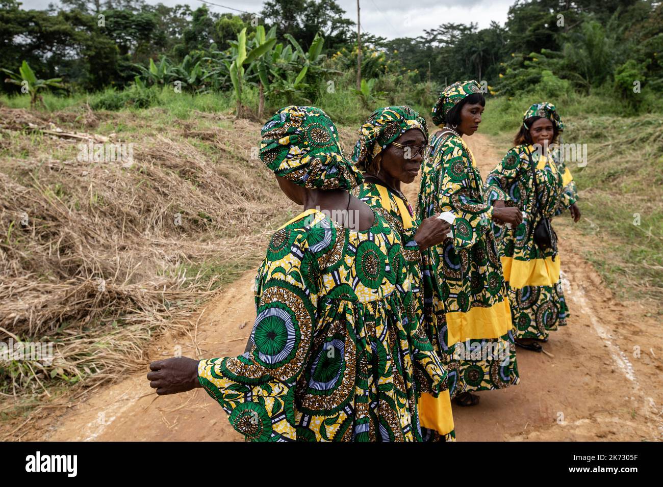 Rural women wearing traditional clothing from the delegation of Dibang ...