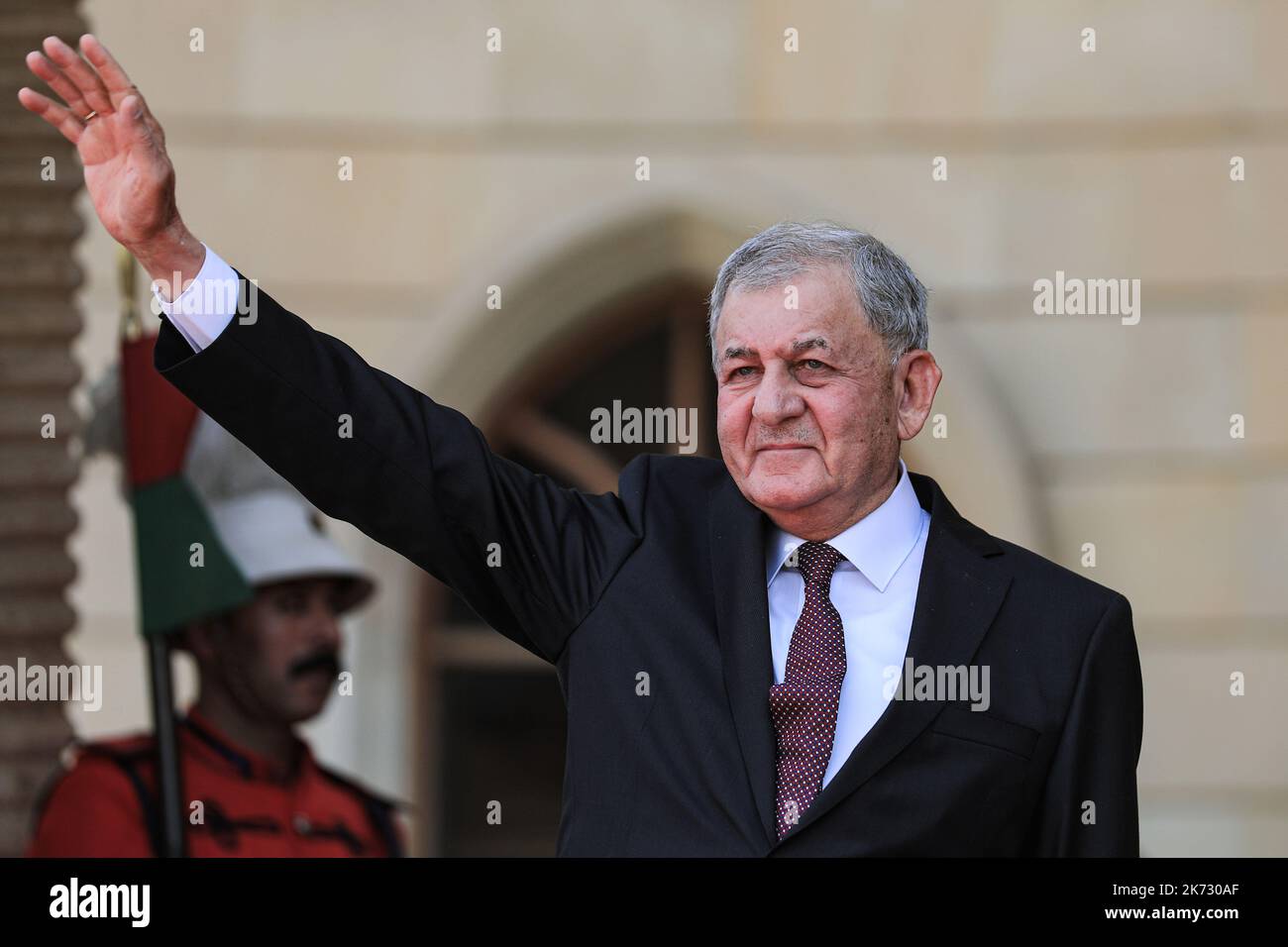 Baghdad, Iraq. 17th Oct, 2022. Abdul Latif Rashid attends his ...