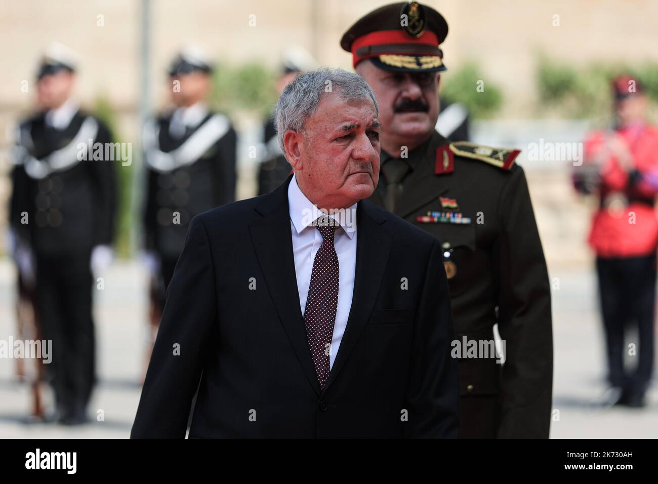Baghdad, Iraq. 17th Oct, 2022. Abdul Latif Rashid attends his ...