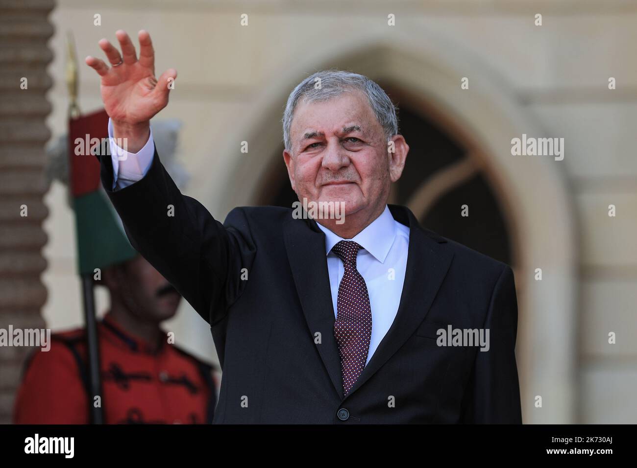 Baghdad, Iraq. 17th Oct, 2022. Abdul Latif Rashid attends his ...