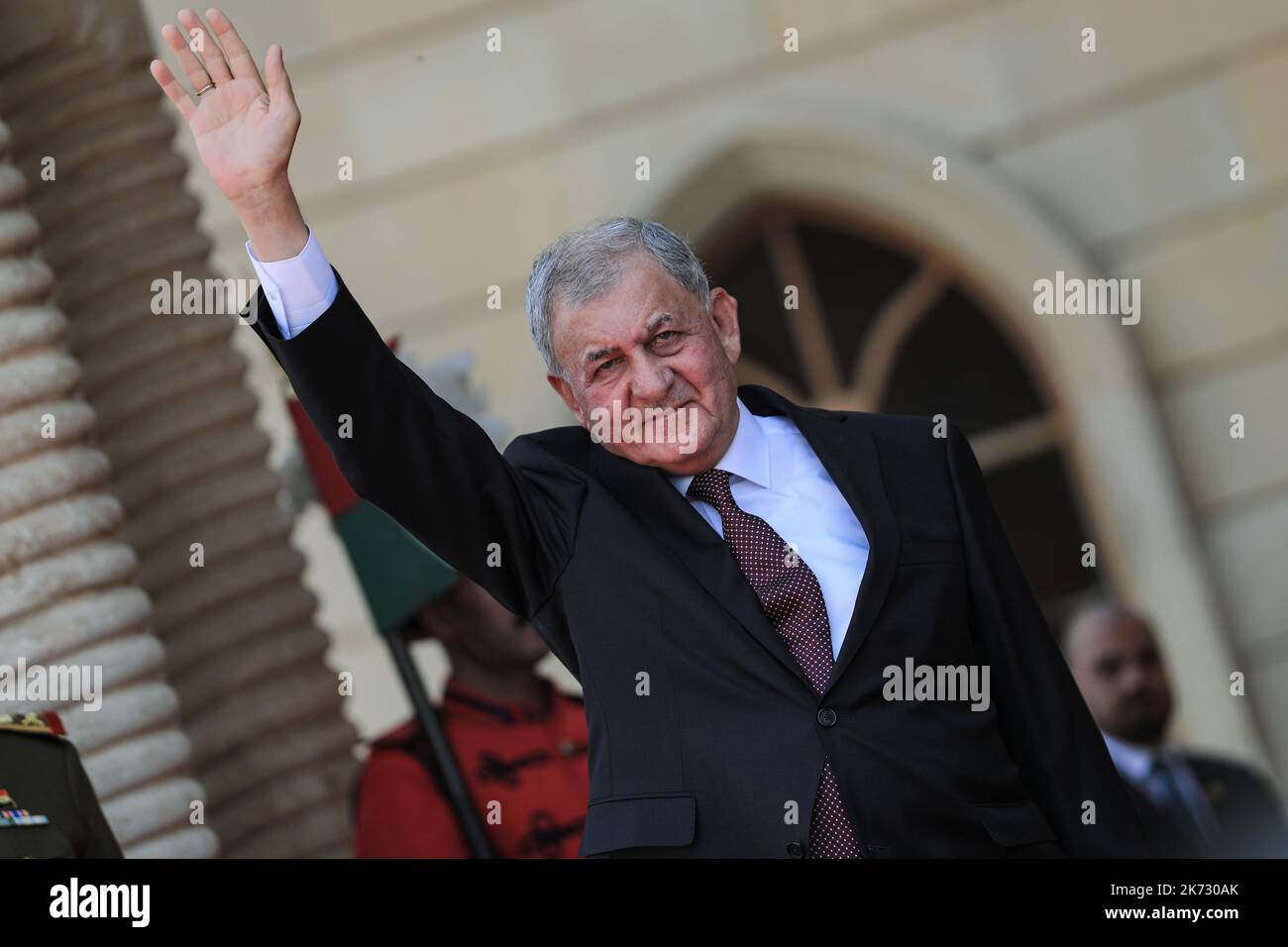 Baghdad, Iraq. 17th Oct, 2022. Abdul Latif Rashid attends his ...